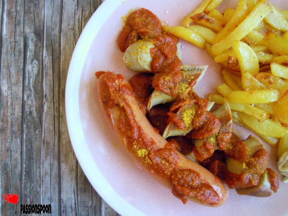 Currywurst; a cult snack; German food - PassionSpoon recipes