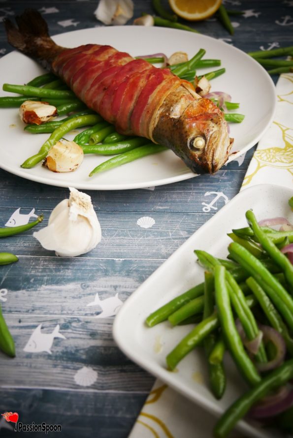 Bacon-wrapped rainbow trout - PassionSpoon recipes